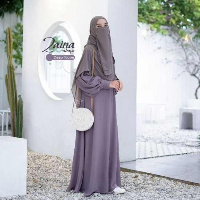 Jual Hijab Almuizz - Zaina Abaya Basic Simple Elegant (Abaya Only) | Shopee Indonesia