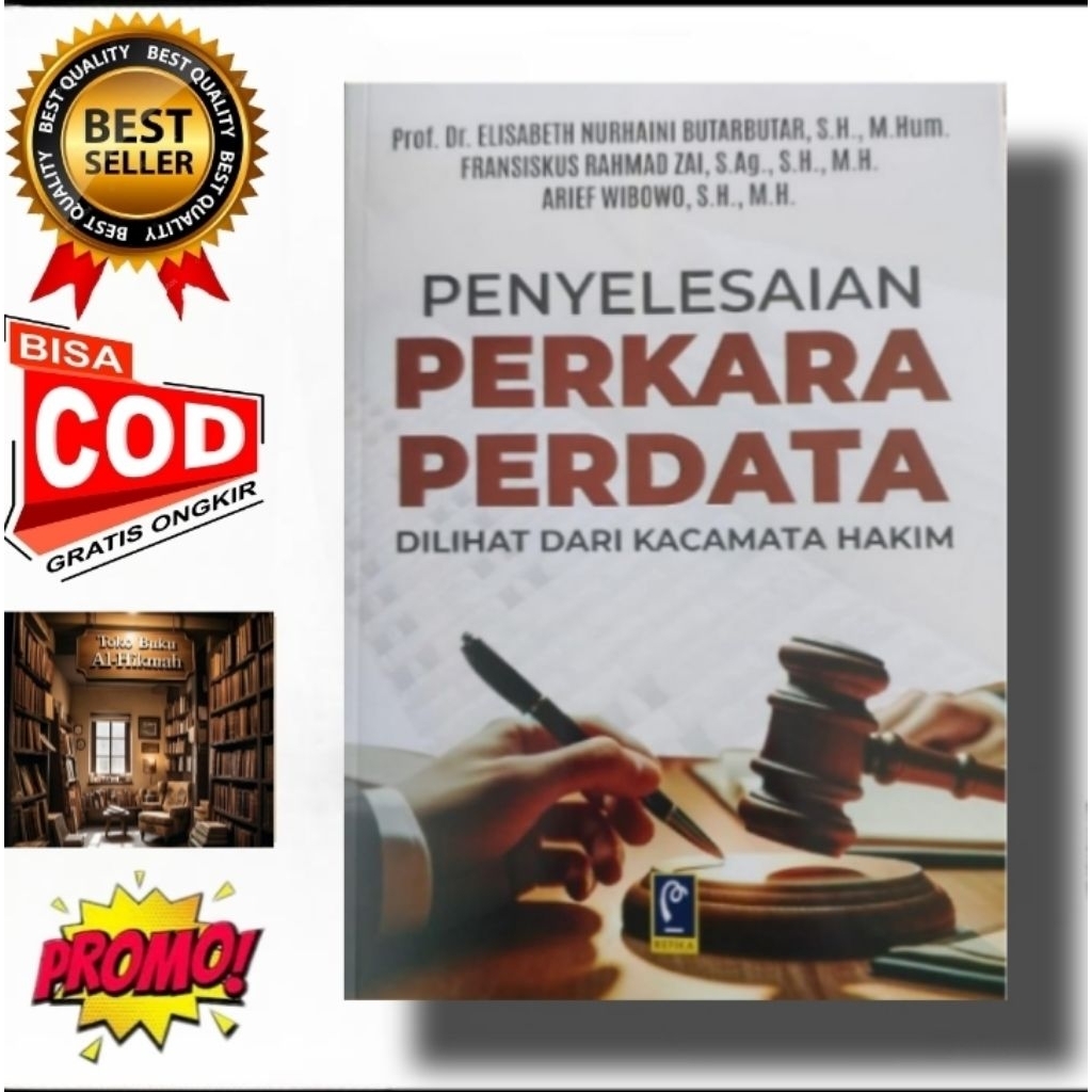 Jual buku penyelesaian perkara perdata dilihat dari kacamata hakim ...
