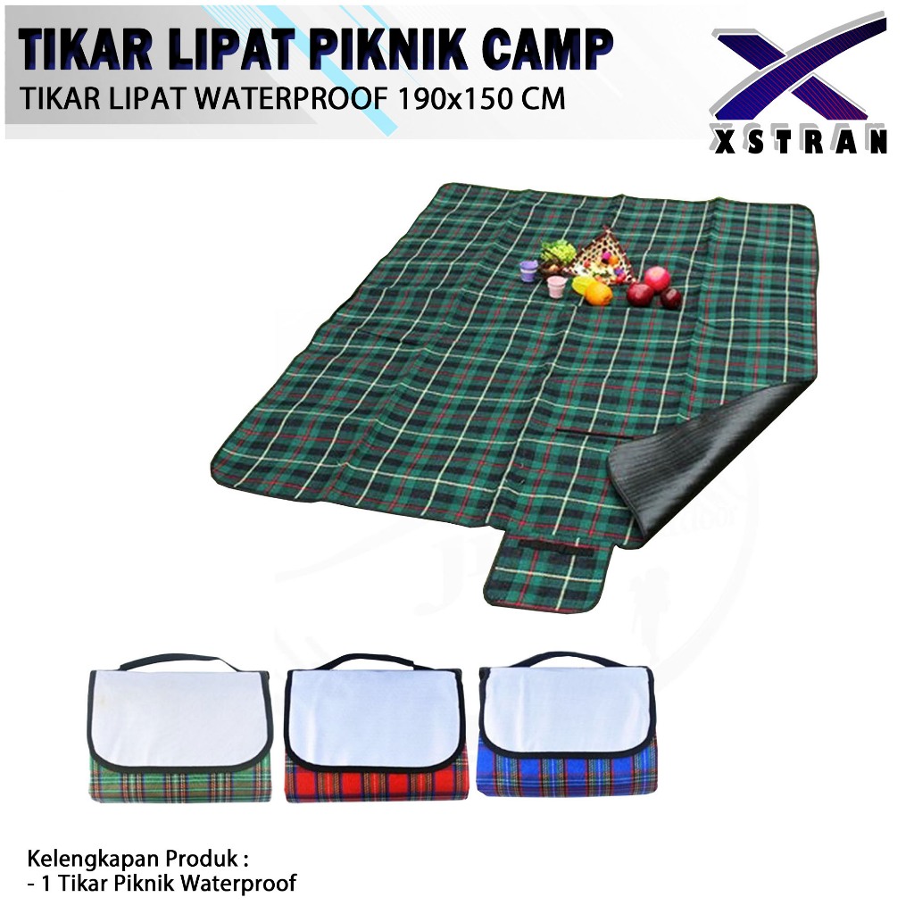 Jual tikar lipat piknik VILEAD 150x190cm tikar lipat piknik travel alas ...