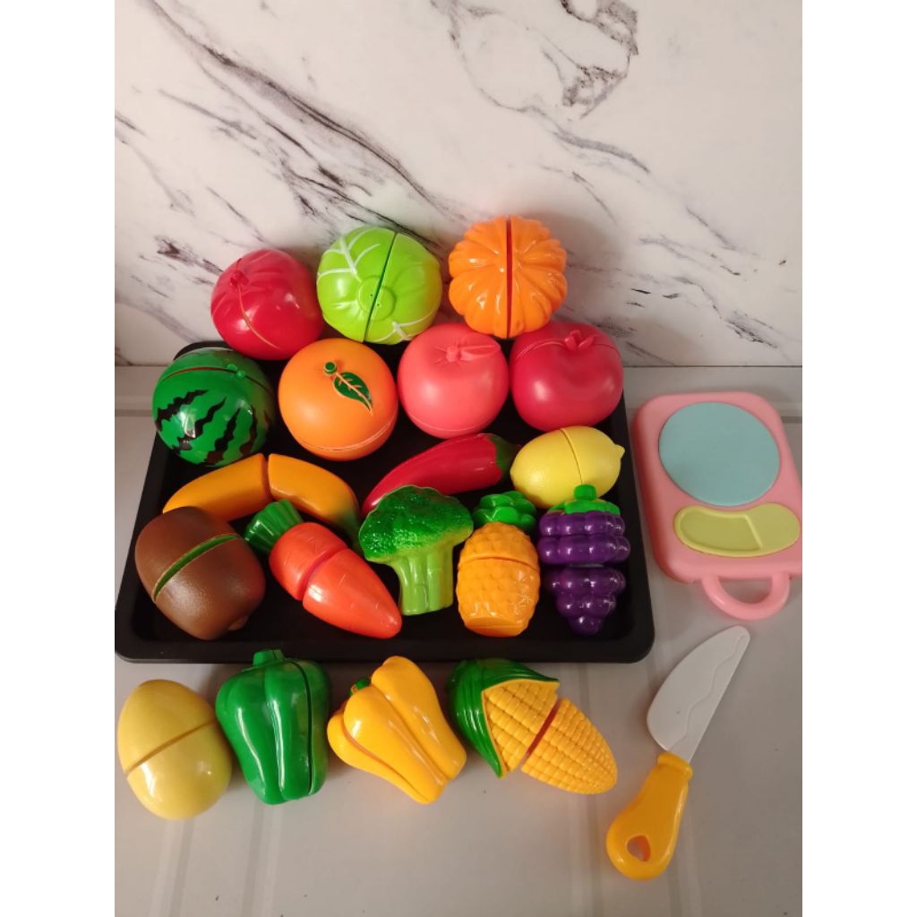 Jual Mainan Buah Potong Set | Shopee Indonesia