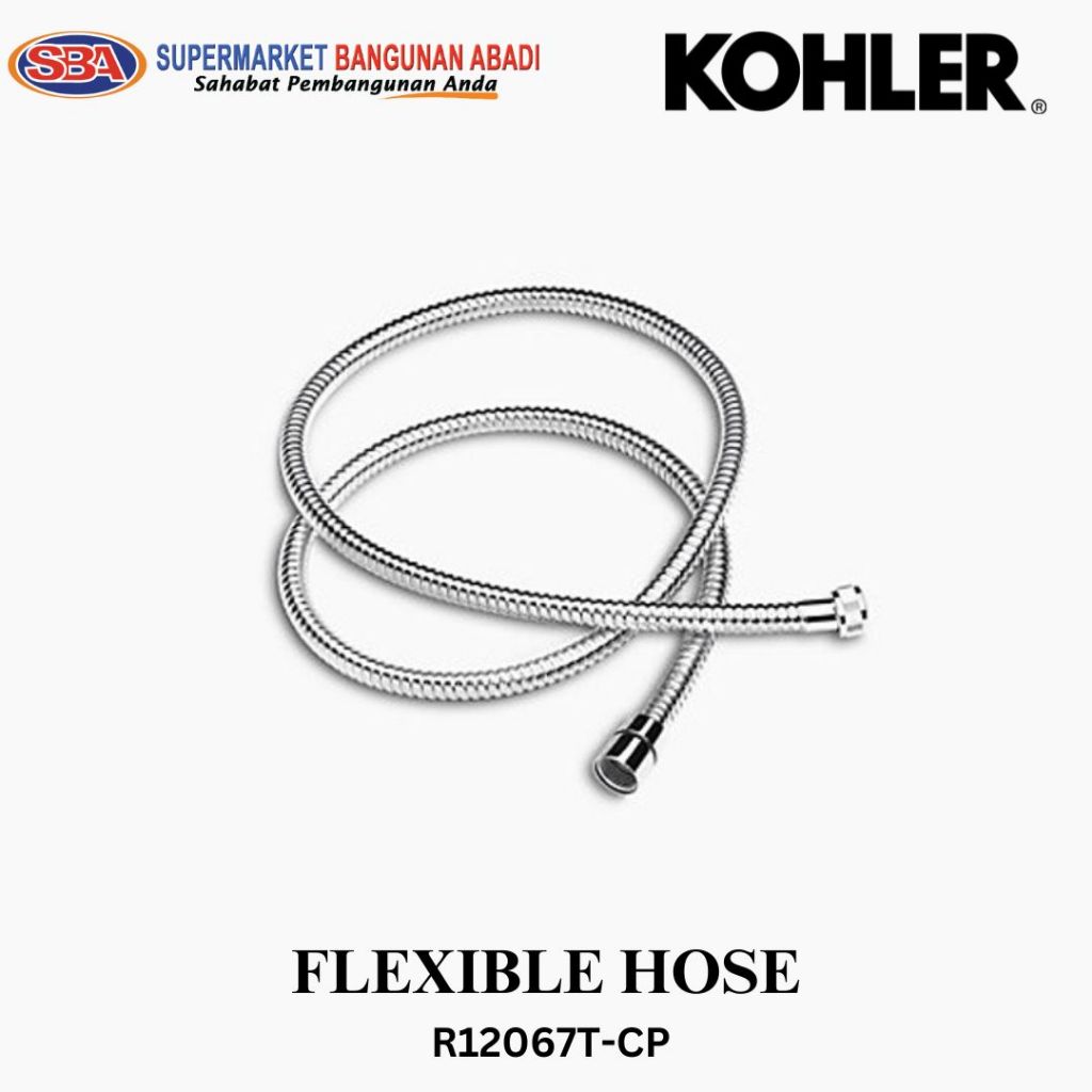 Jual Flexible Hose Kohler | R12067T-CP | Shower Kohler | Shopee Indonesia