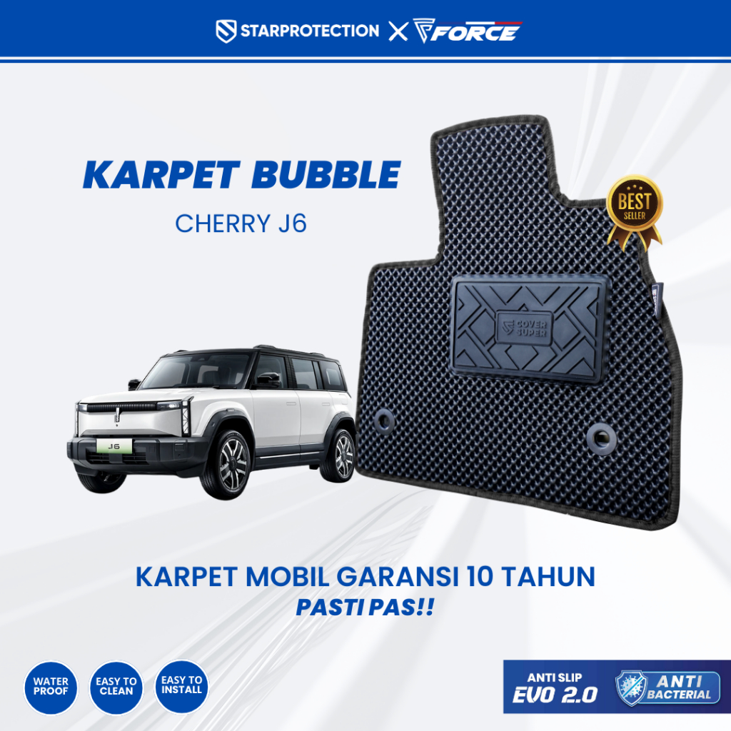 Jual Karpet Mobil Cherry J6 Luxury Bubble |Force | Shopee Indonesia