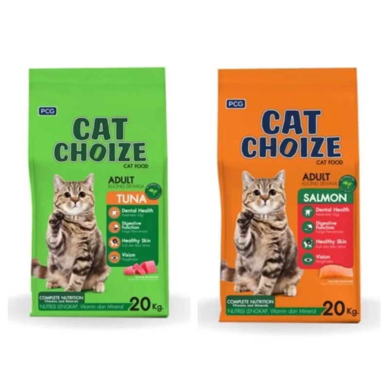 Jual Cat Choize Dry Cat Food Adult Salmon & Tuna 20 kg | Cat Choize ...