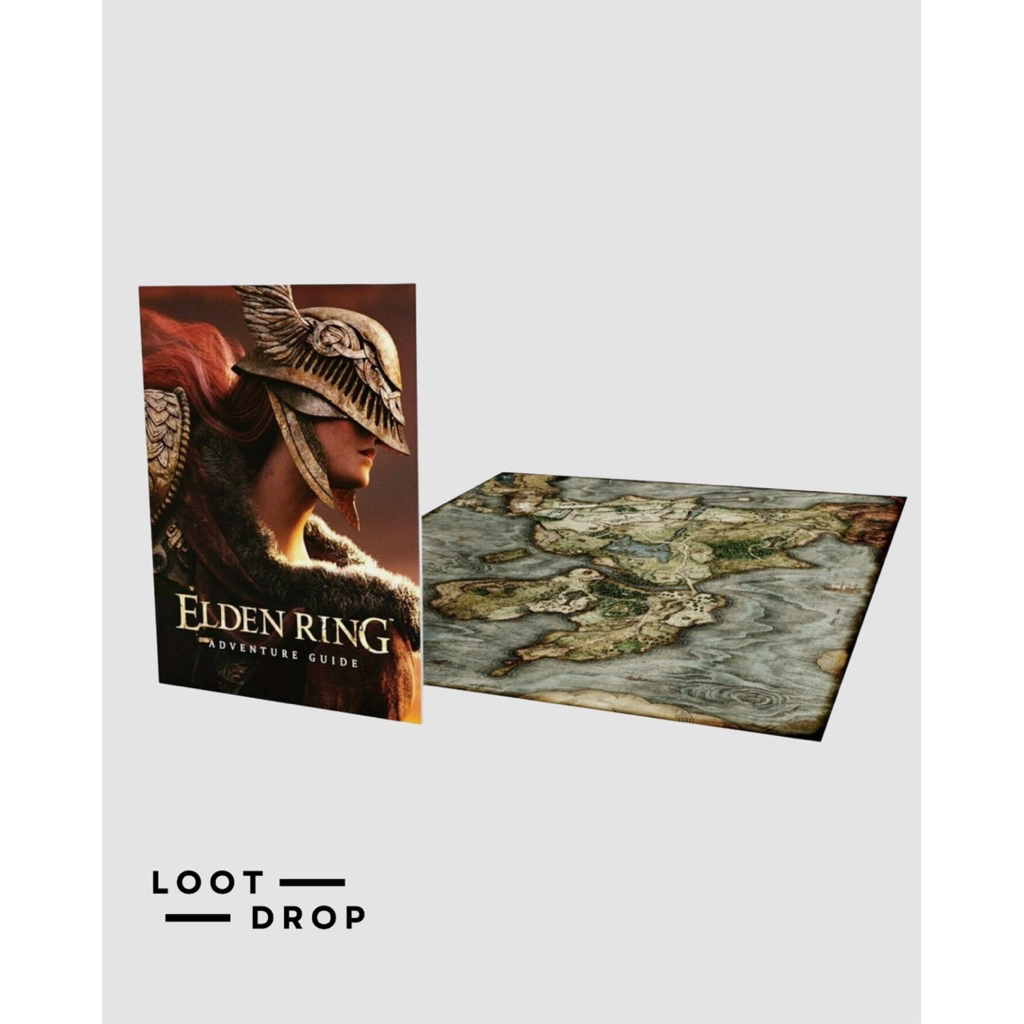 Jual Elden Ring - Adventure Guide Special Pamphlet & Map Poster (2022 ...
