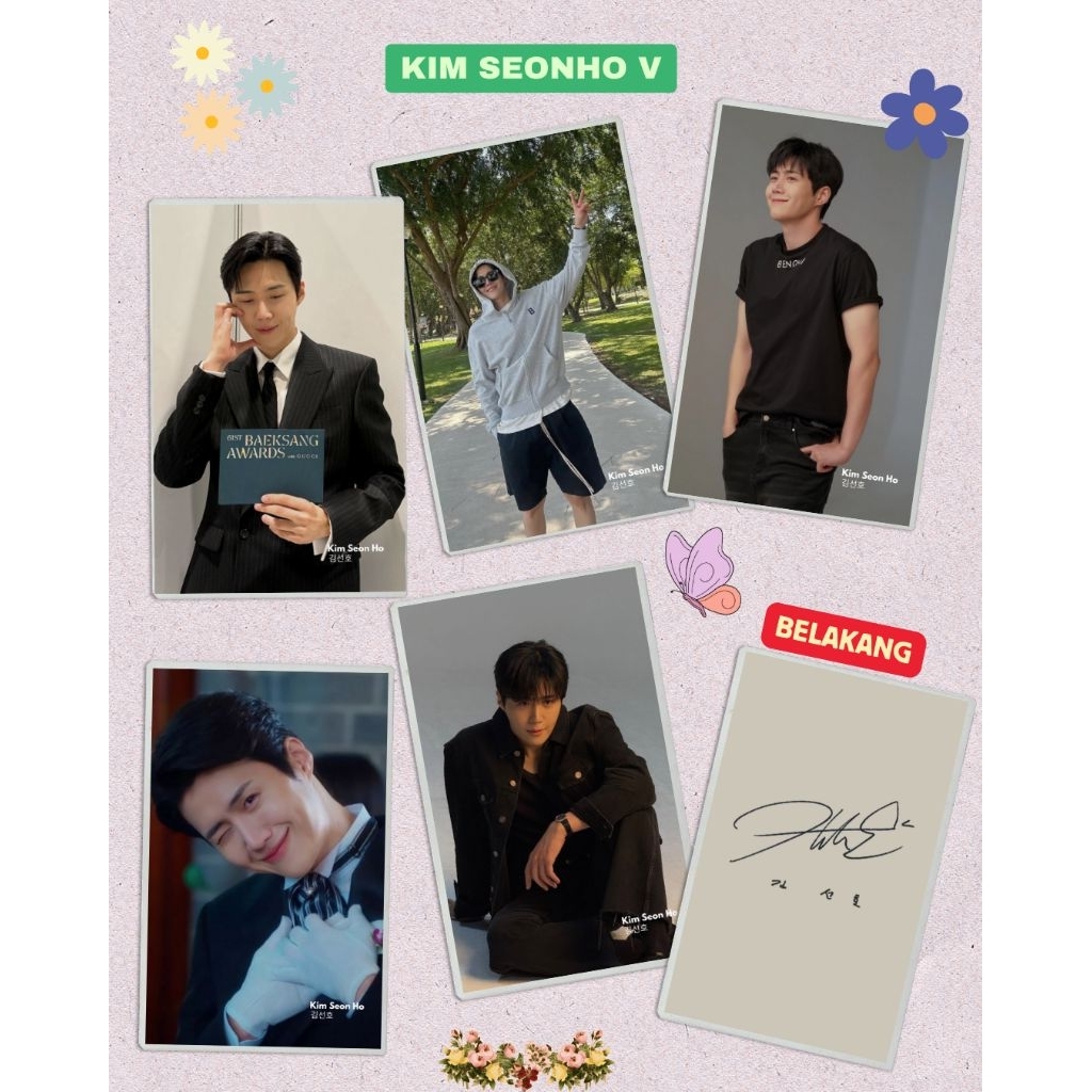 Jual PHOTOCARD KIM SEONHO, PC KIM SEON HO 2 SISI, FOTO HAN JIPYEONG ...