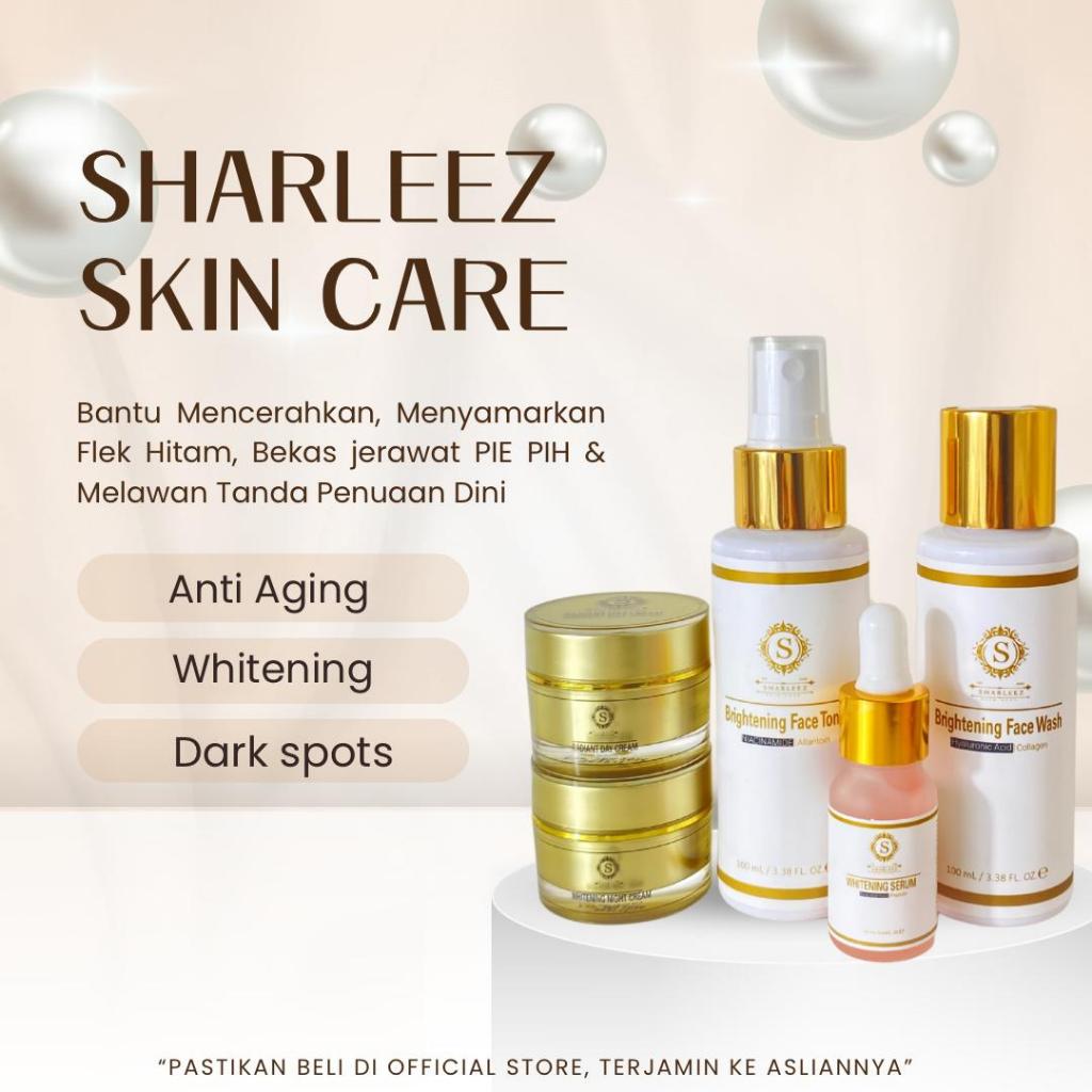 Jual PAKET- Brightening Wajah Sharleez Skincare /Paket skincare pemutih ...