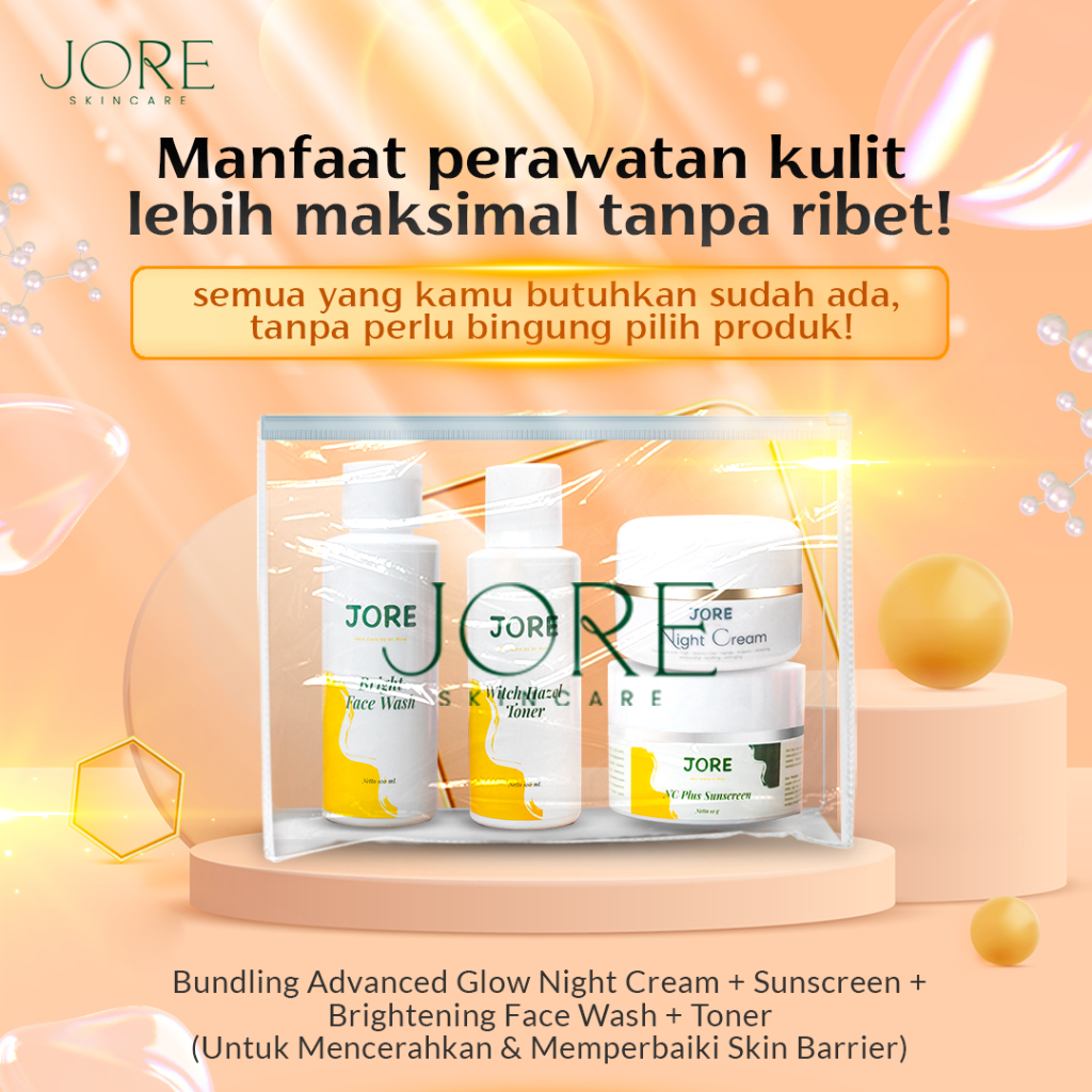 Jual JORE Paket Basic Skin Care JORE - Bundling Advanced Glow Night ...