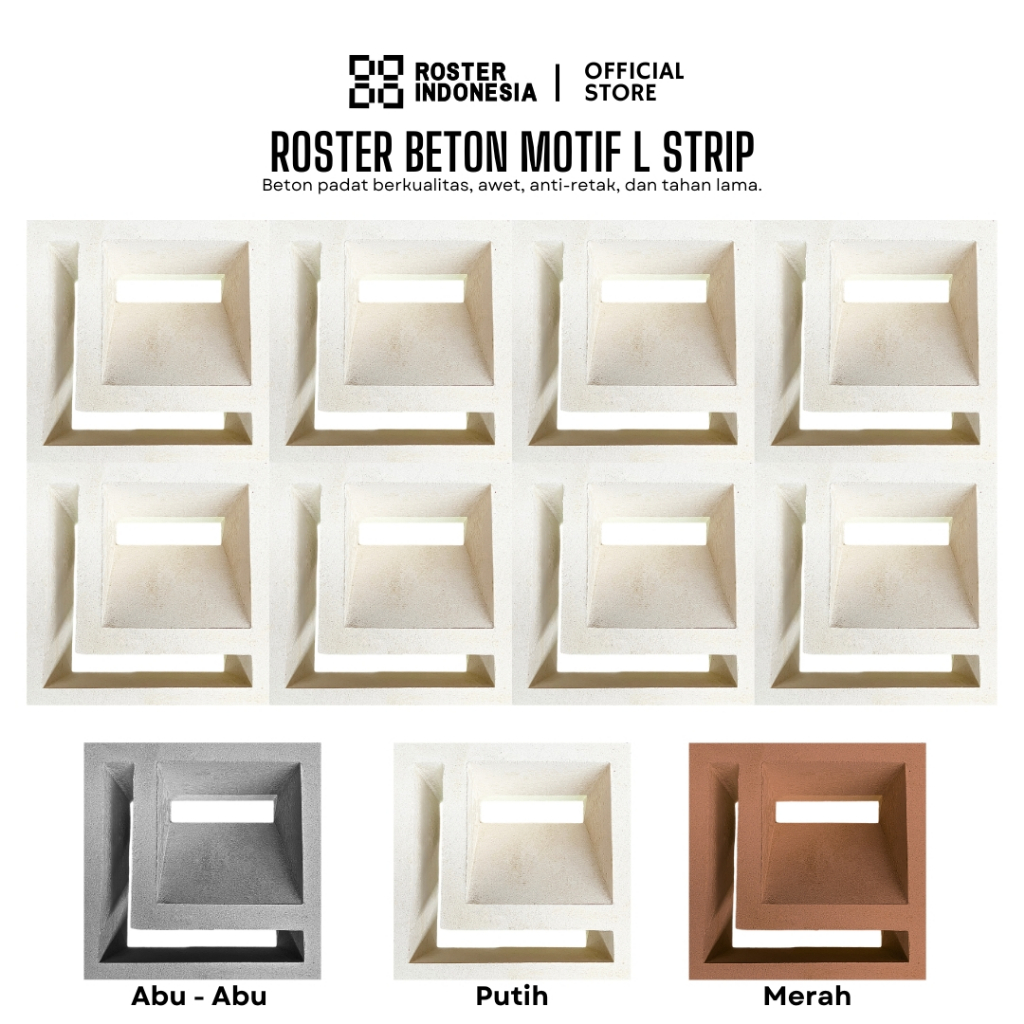 Jual Roster Indonesia - Roster Beton L Strip Roster Beton Minimalis ...