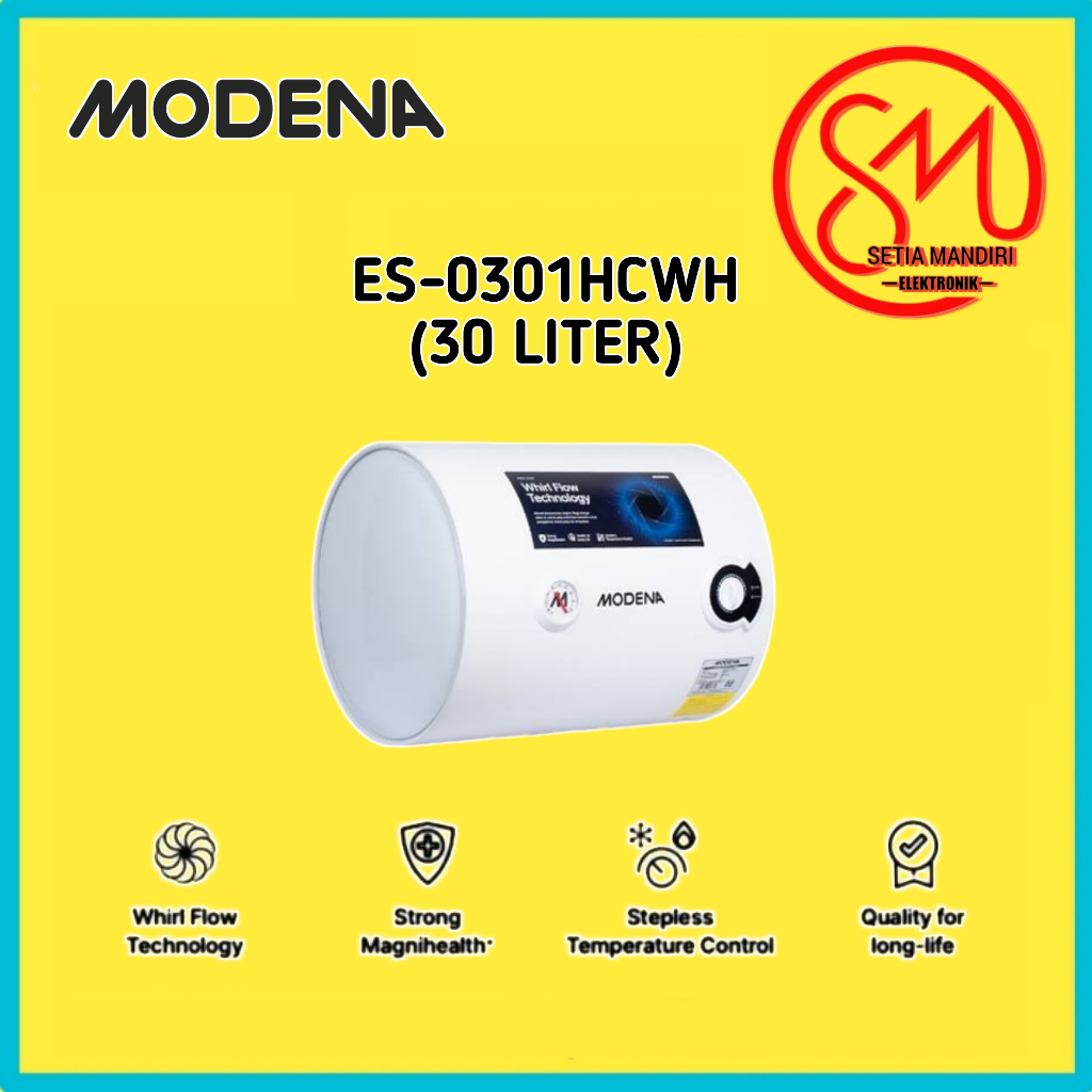 Jual MODENA ES 0301 HCWH 30L Water Heater Tangki Storage Pemanas Air ...