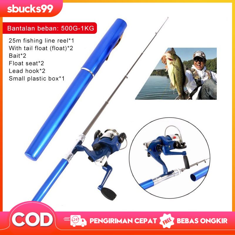 Jual Joran Pancing Fishing Rod Pulpen Kail Alat Outdoor Ultralight ...