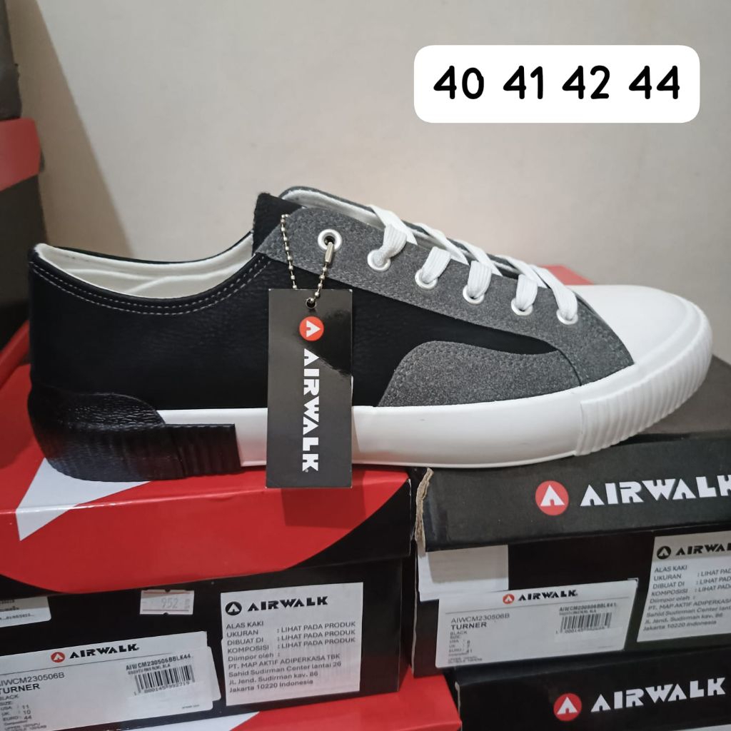 Jual Airwalk Grey White 100% Original Resmi Store | Shopee Indonesia