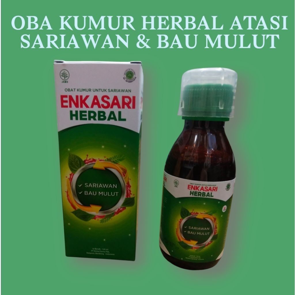 Jual ENKASARI HERBAL obat kumur untuk sariawan & sariawan 120ml ...