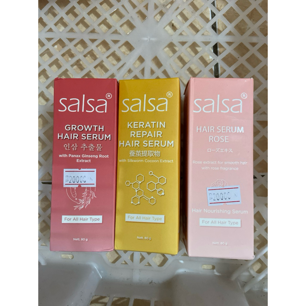 Jual SALSA Growth Hair Serum with Panax Gingseng Root Extract | Keratin ...