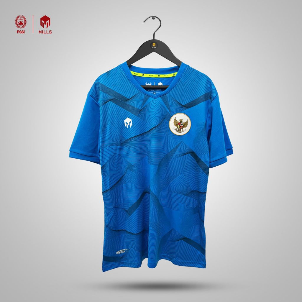 Jual Jersey Timnas Indonesia Training Pre Match Mills Original | Shopee ...