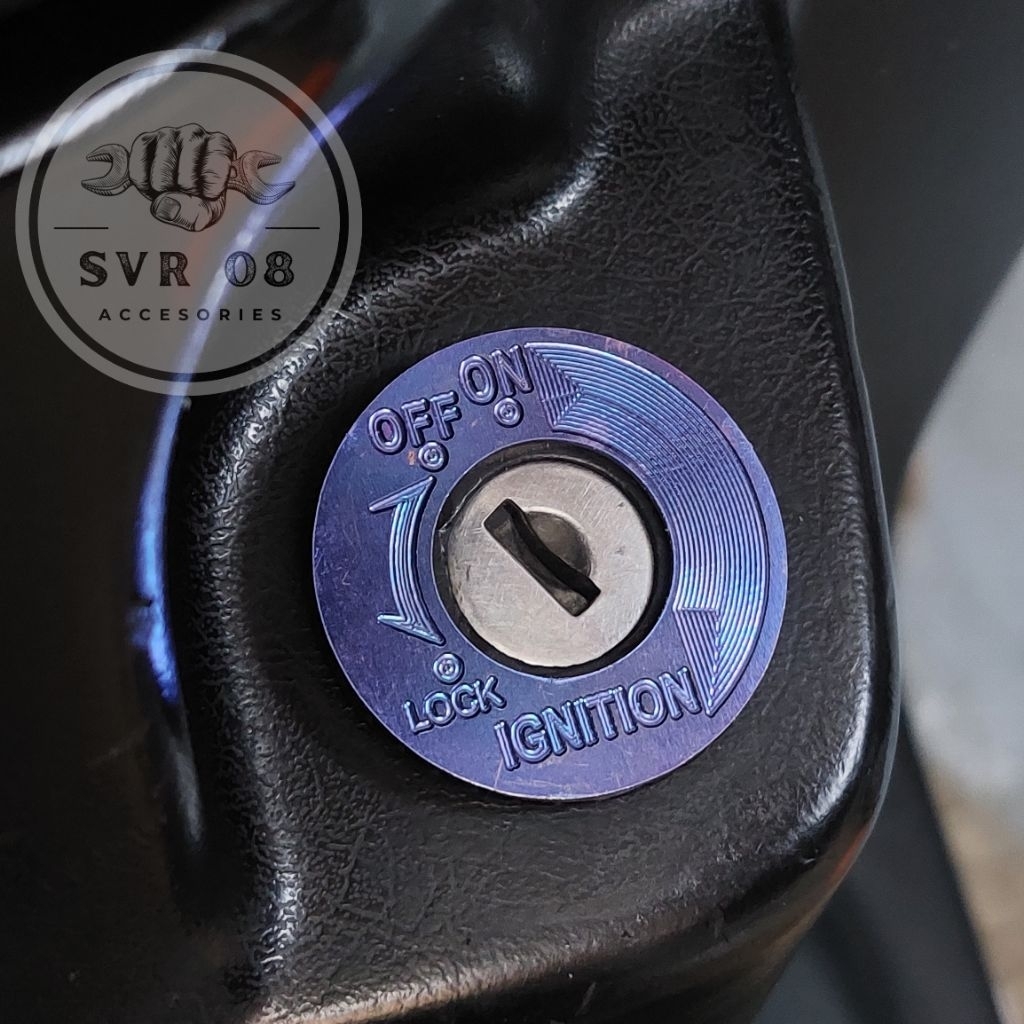 Jual COVER EMBLEM TITANIUM KUNCI KONTAK MIO SMILE MIO SPORTY NOUVO F1ZR ...