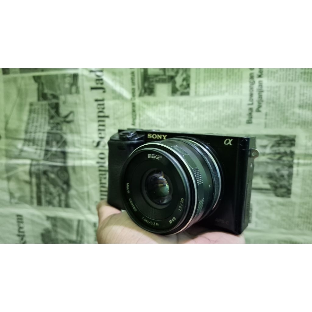 Jual sony a6000 lensa meike 35 mm | Shopee Indonesia