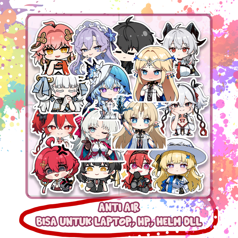 Jual Stiker Wuthering Waves Changli, Jinhsi, Phoebe, Zani, Sticker Lucu ...