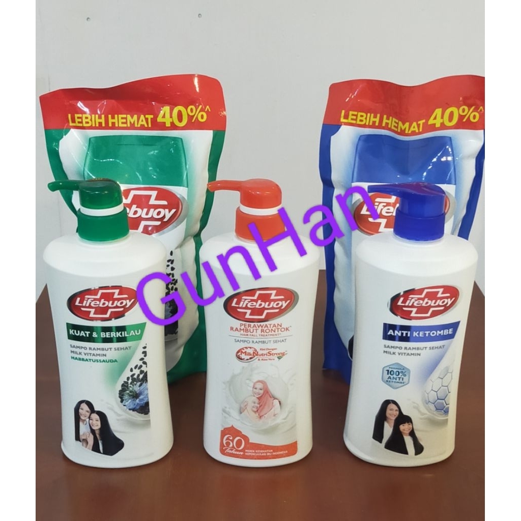 Jual Lifebuoy Shampo Pouch 900 ml , Botol 680 ml | Shopee Indonesia