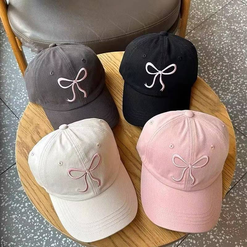 Jual Wear Acc Topi Baseball Border Pita Bow Casual dan Sport Wanita ...