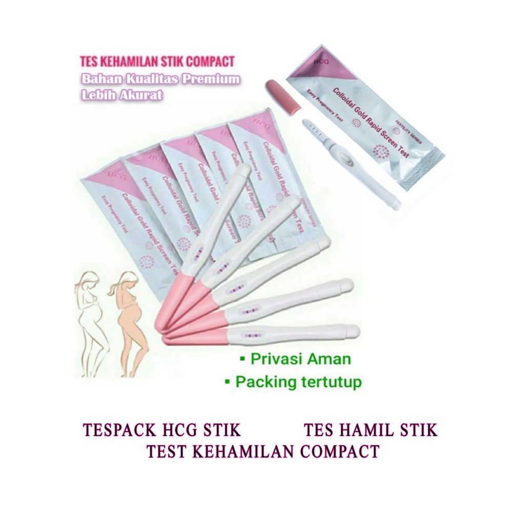Jual TestPack COLLOIDAL Stik Compact HCG Test Pack Tespek Alat Tes ...