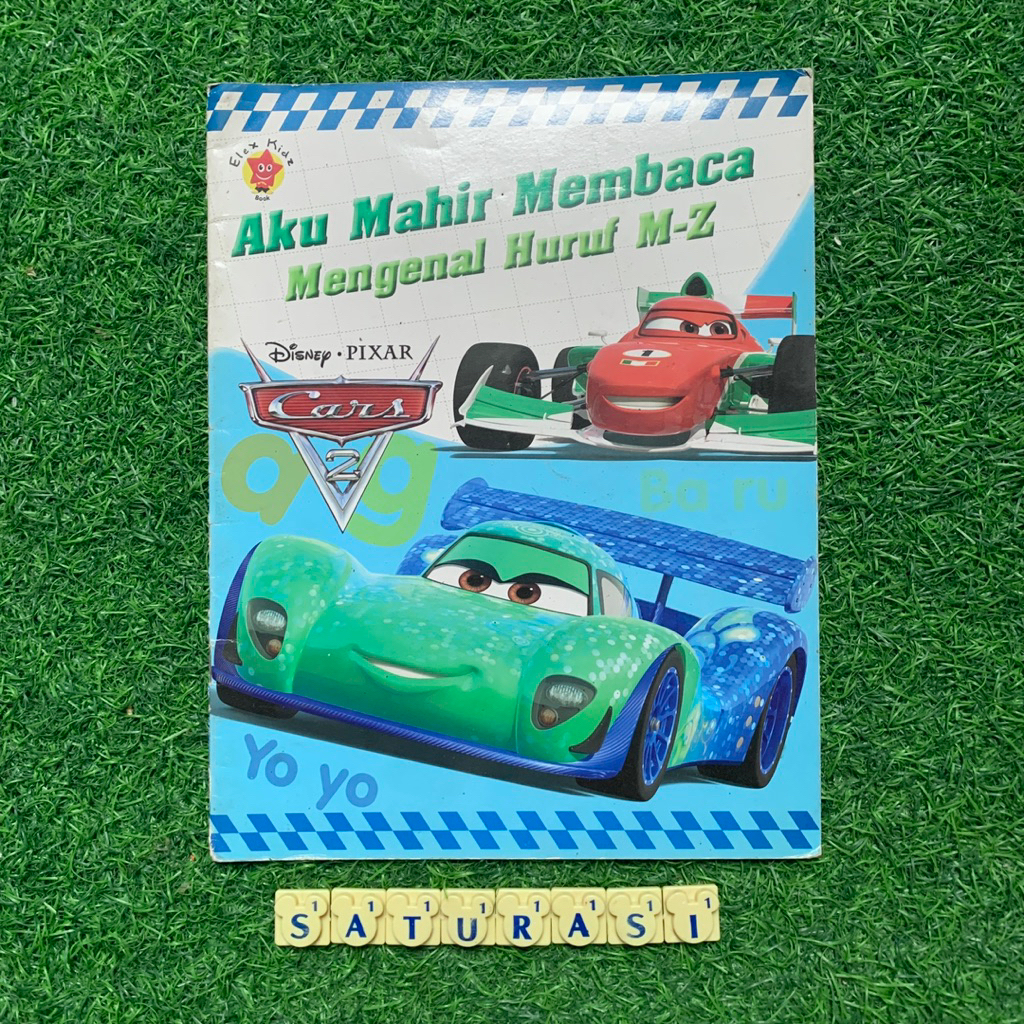 Jual (Saturasi New Open Segel) Disney Cars Aku Mahir Membaca Mengenal ...