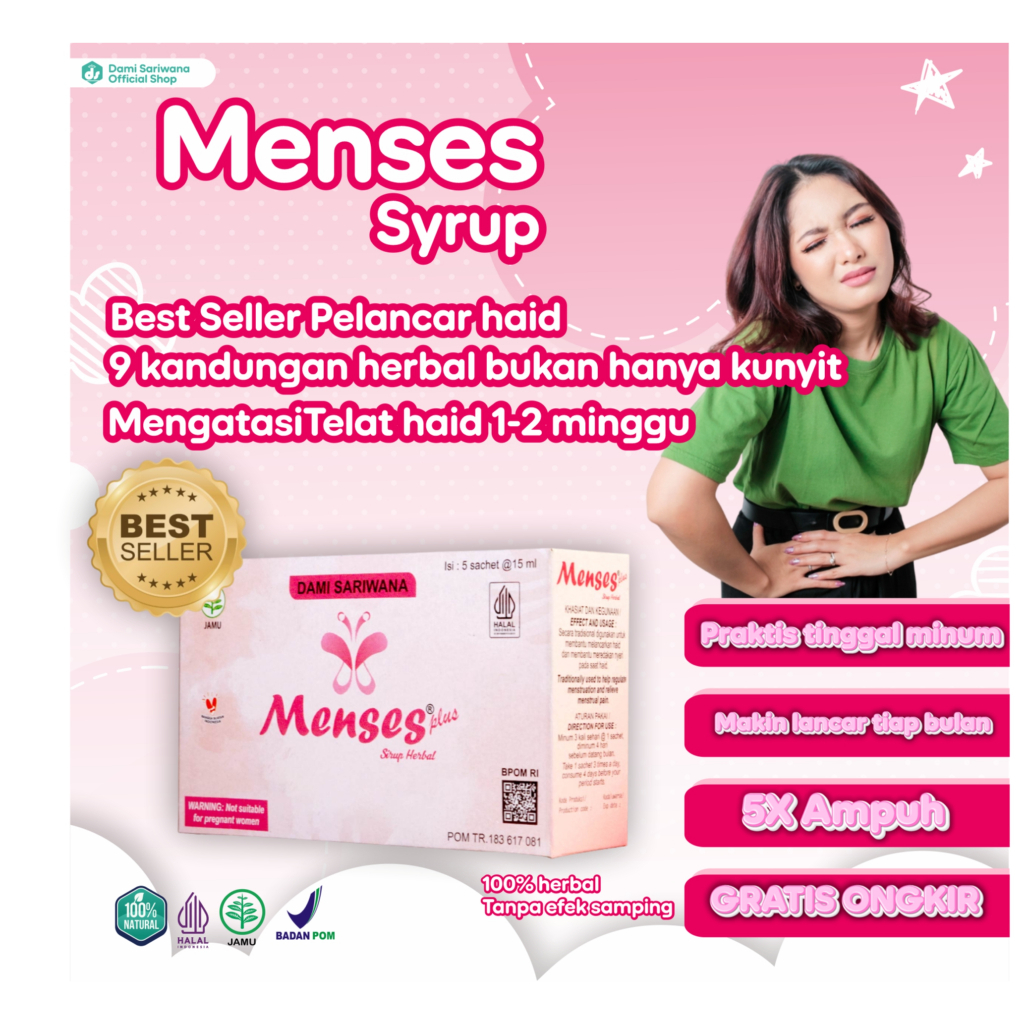 Jual Paket 5 BOX ISI 25 SACHET MENSES Sachet Cair Pelancar Siklus Haid ...