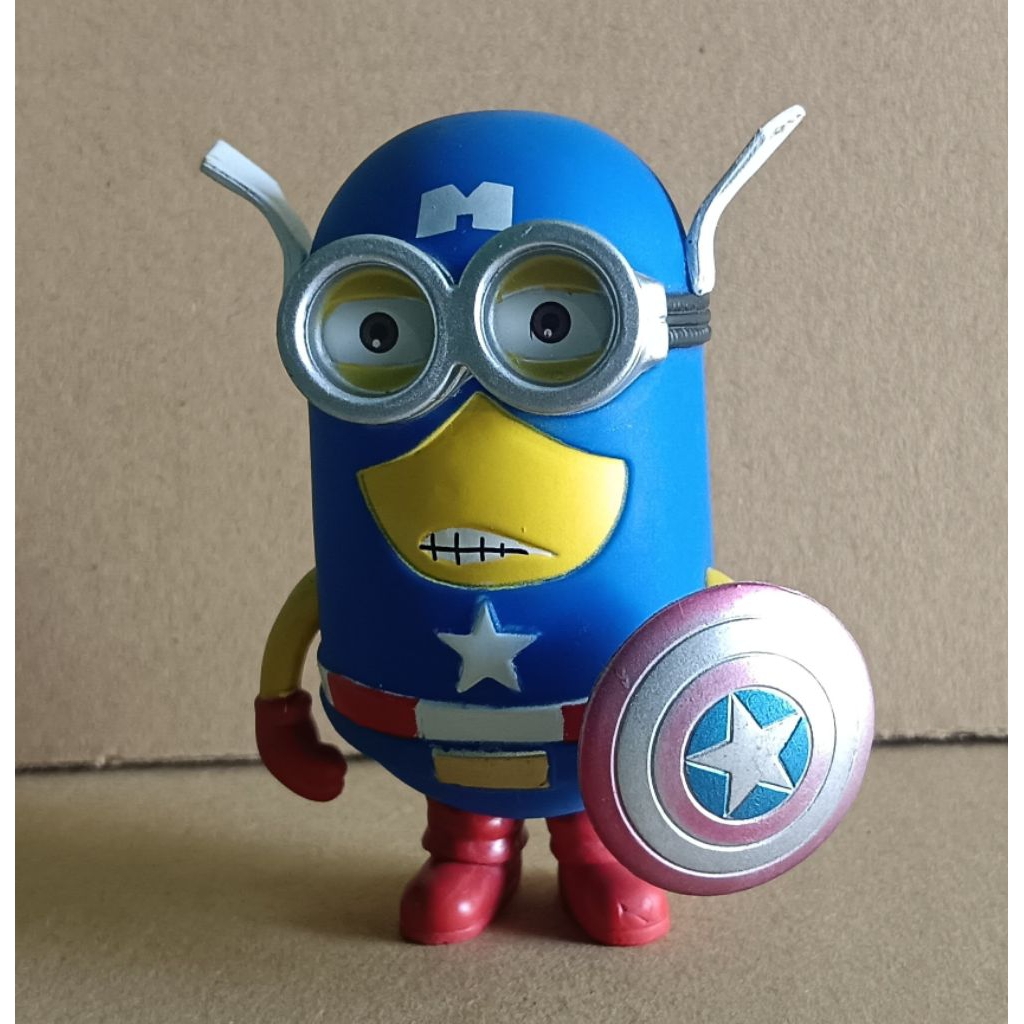 Jual ACTION FIGURE MINION CAPTAIN AMERICA | Shopee Indonesia