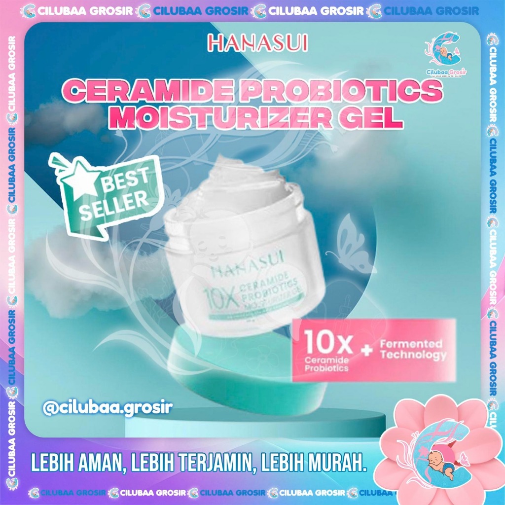 Jual Hanasui Ceramide Probiotics Moisturizer Gel 30gr || Pelembab ...