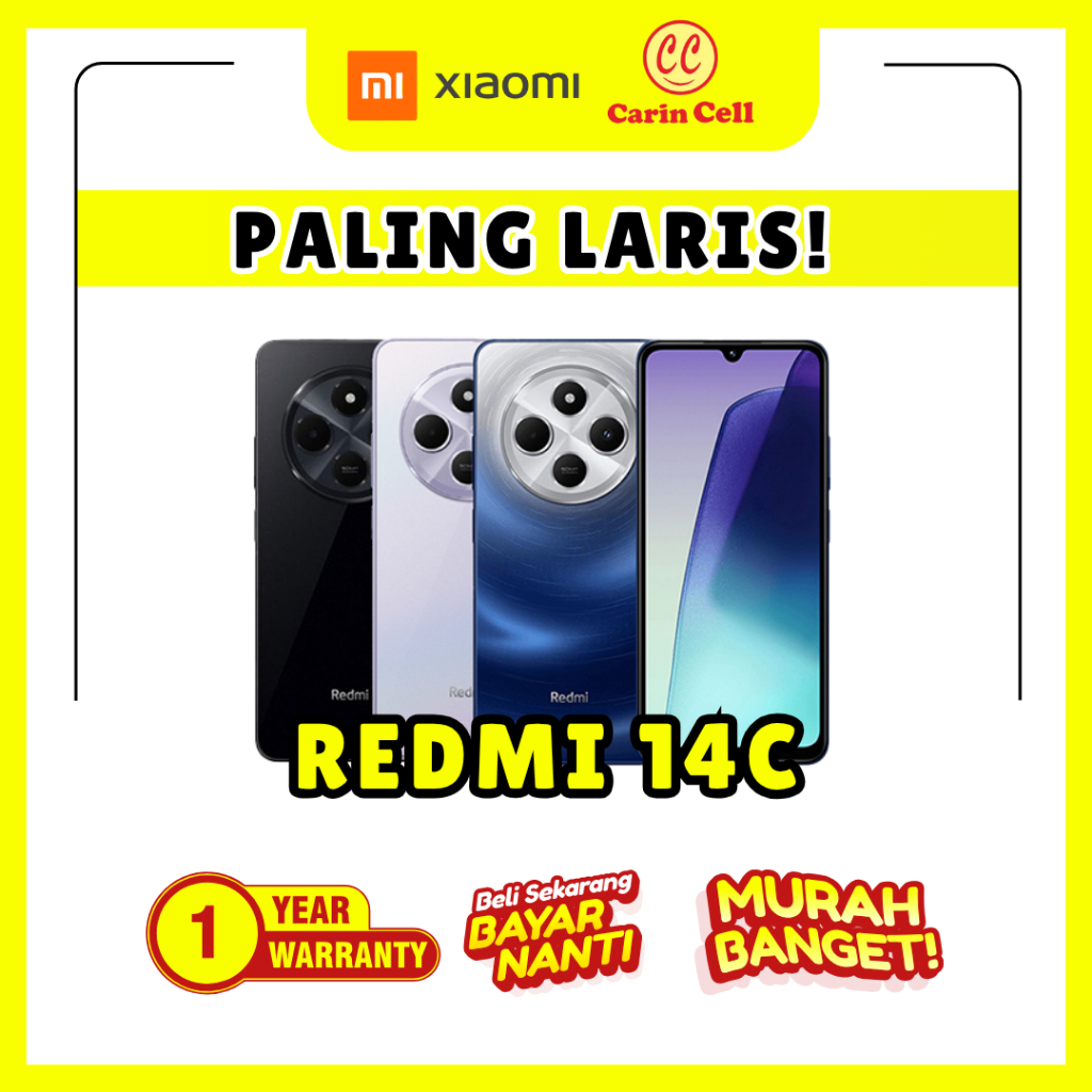 Jual XIAOMI REDMI 14C RAM 6/128 GARANSI RESMI | Shopee Indonesia
