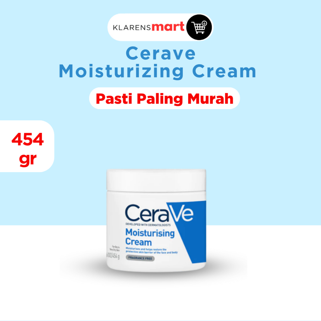 Jual CeraVe Moisturising Cream 454 g – Skin Barrier Repair Moisturizer ...