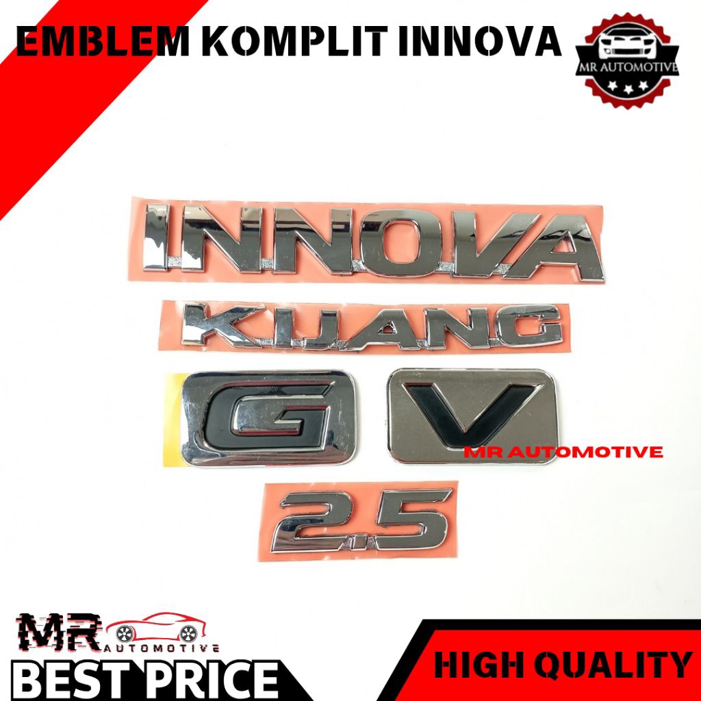 Jual Logo Emblem Tulisan Innova Reborn Komplit Original | Shopee Indonesia