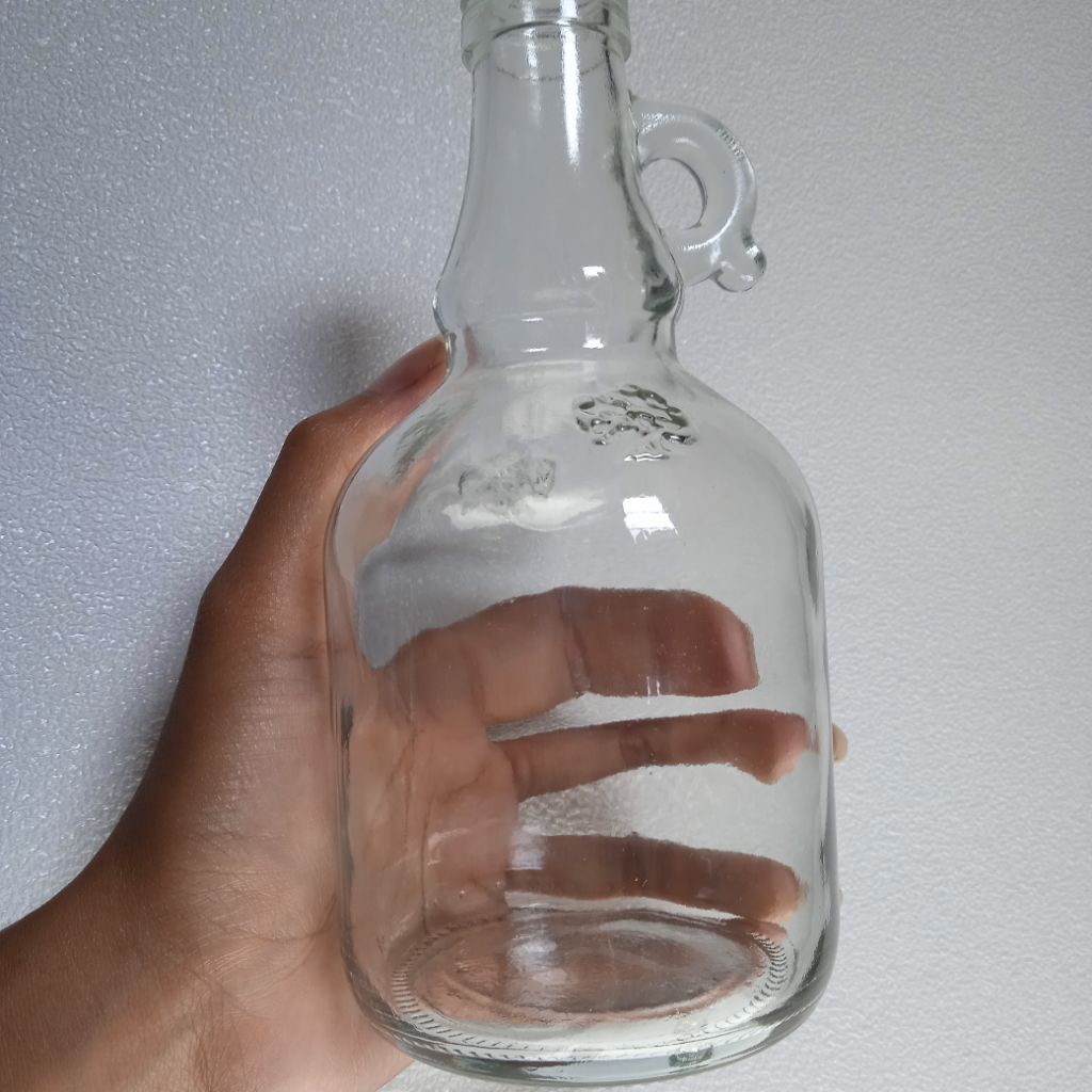 Jual Botol kaca minyak zaitun / botol unik 500ml | Shopee Indonesia