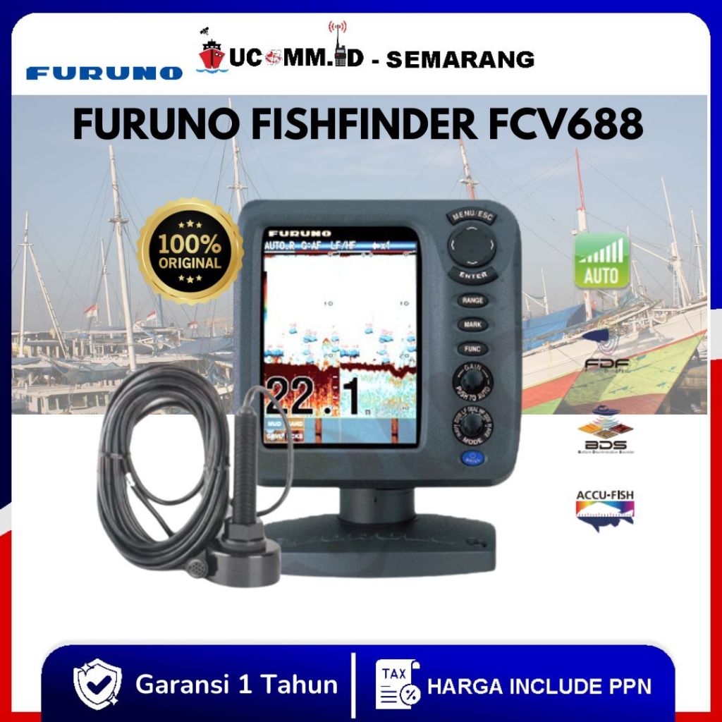 Jual FURUNO Fishfinder Fcv688 Fcv 688 Fcv-688 Garansi Resmi Original | Shopee Indonesia
