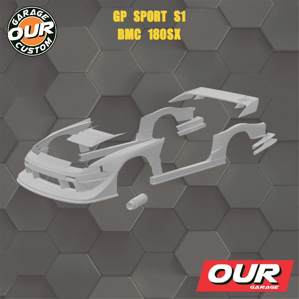 Jual Body Kit GP Sport S1 untuk BM Creation Nissan 180SX | Shopee Indonesia