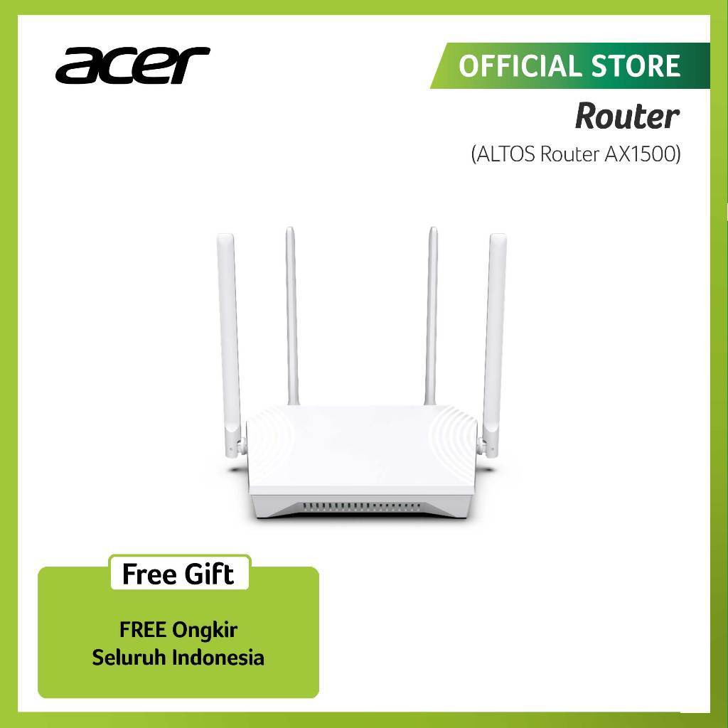 Jual ROUTER WIFI ACER ALTOS AX1500 WIFI 6 SUPPORT 5GHZ SSID | Shopee ...