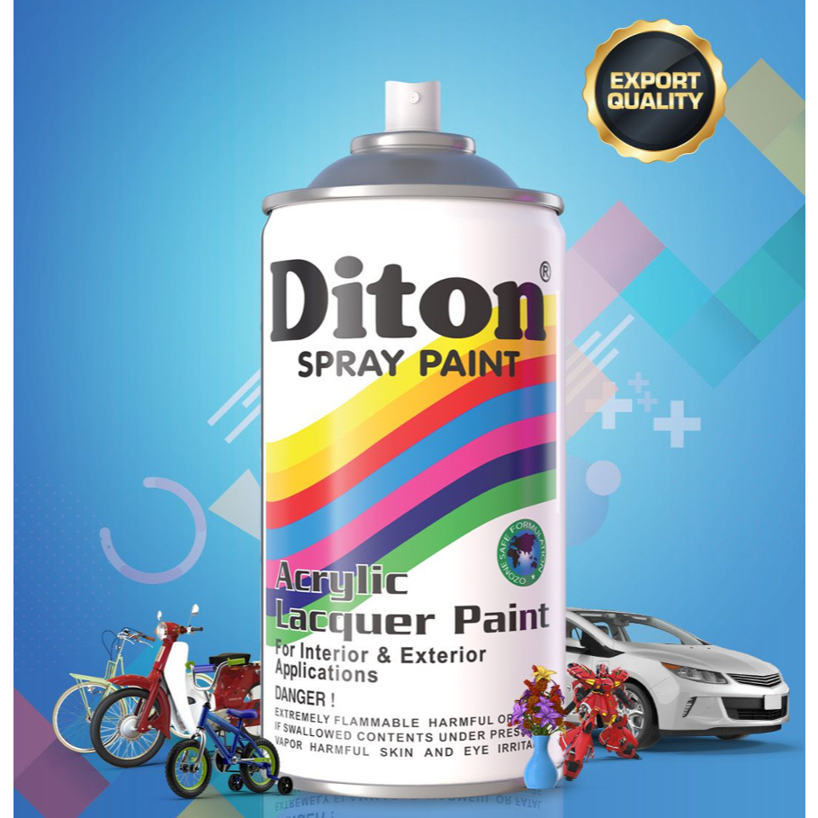 Jual DITON - spray paint 300cc pilox pIlok cat semprot glossy metallic doff. [B[#CAT DITON ...