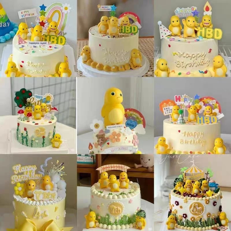 Jual Cake Topper Tema Nailong / Hiasan Kue Dino Kuning Nailong//Harga ...
