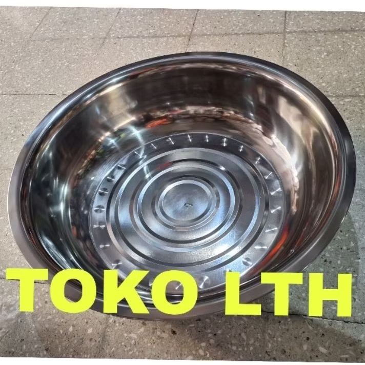 Jual BASKOM STAINLESS 70 BESAR JUMBO WASKOM WADAH EMBER MANGKOK JUMBO ...