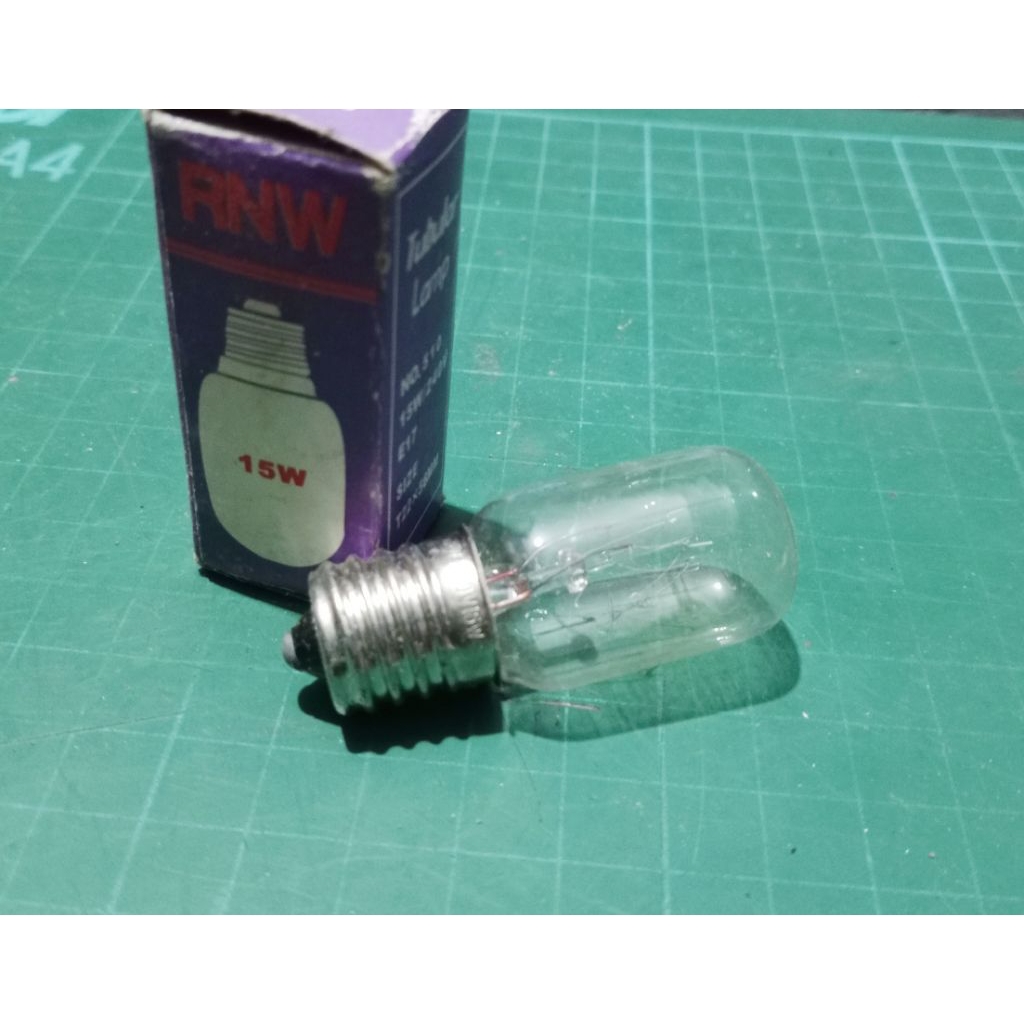 Jual lampu dop tubular 15W- 220V -E17 lampu mesin | Shopee Indonesia