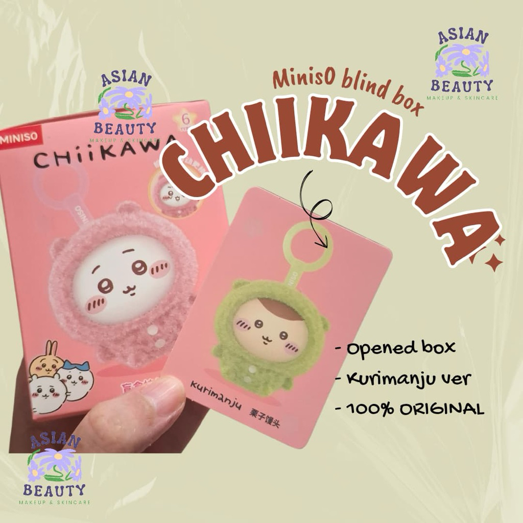 Jual [100% ORI] Miniso Blindbox Chiikawa Pajamas Change Face Pendant ...