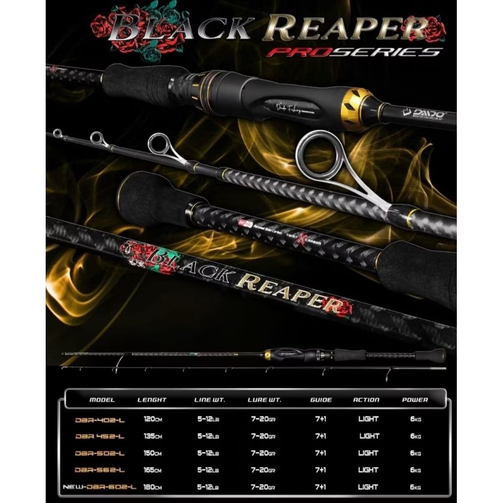 Jual JORAN PANCING DAIDO BLACK REAPER PRO SERIES FUJI | Shopee Indonesia