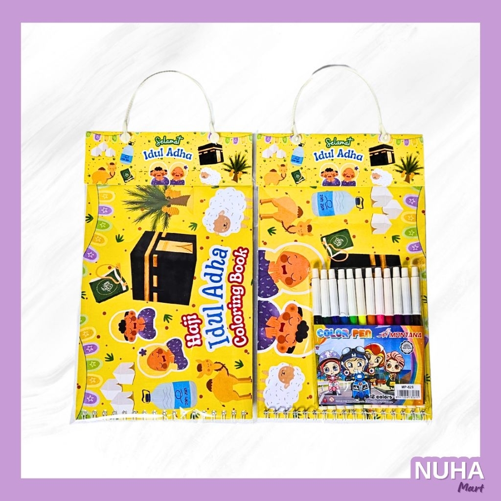 Jual Paket Idul Adha Colouring Book Souvenir Painting Kit Melukis ...