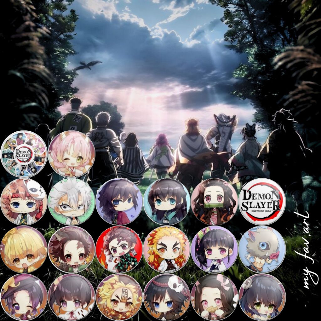 Jual Gantungan Kunci ANIME DEMON SLAYER KIMETSU NO YAIBA CHIBI Keychain ...