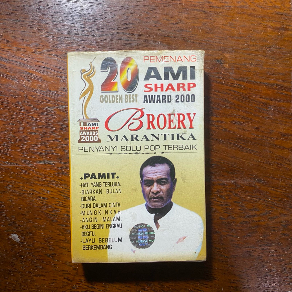 Jual KASET PITA BROERY MARANTIKA - PEMENANG AMI SHARP AWARD 2000 ...