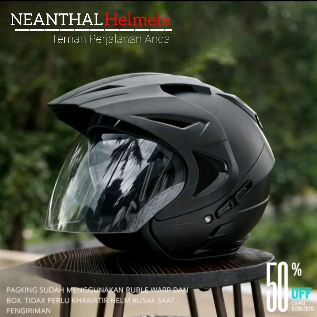 Jual [ TERMURAH DI SHOPEE ] HELM INK DOUBLE VISOR ORIGINAL FNK SNI ...