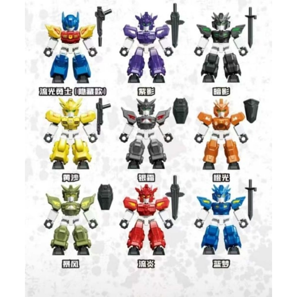 Jual Action figure Transformers skala defender version blind box gacha ...