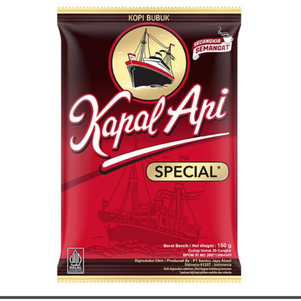 Jual KAPAL API KOPI BUBUK INSTAN 150 GR | Shopee Indonesia