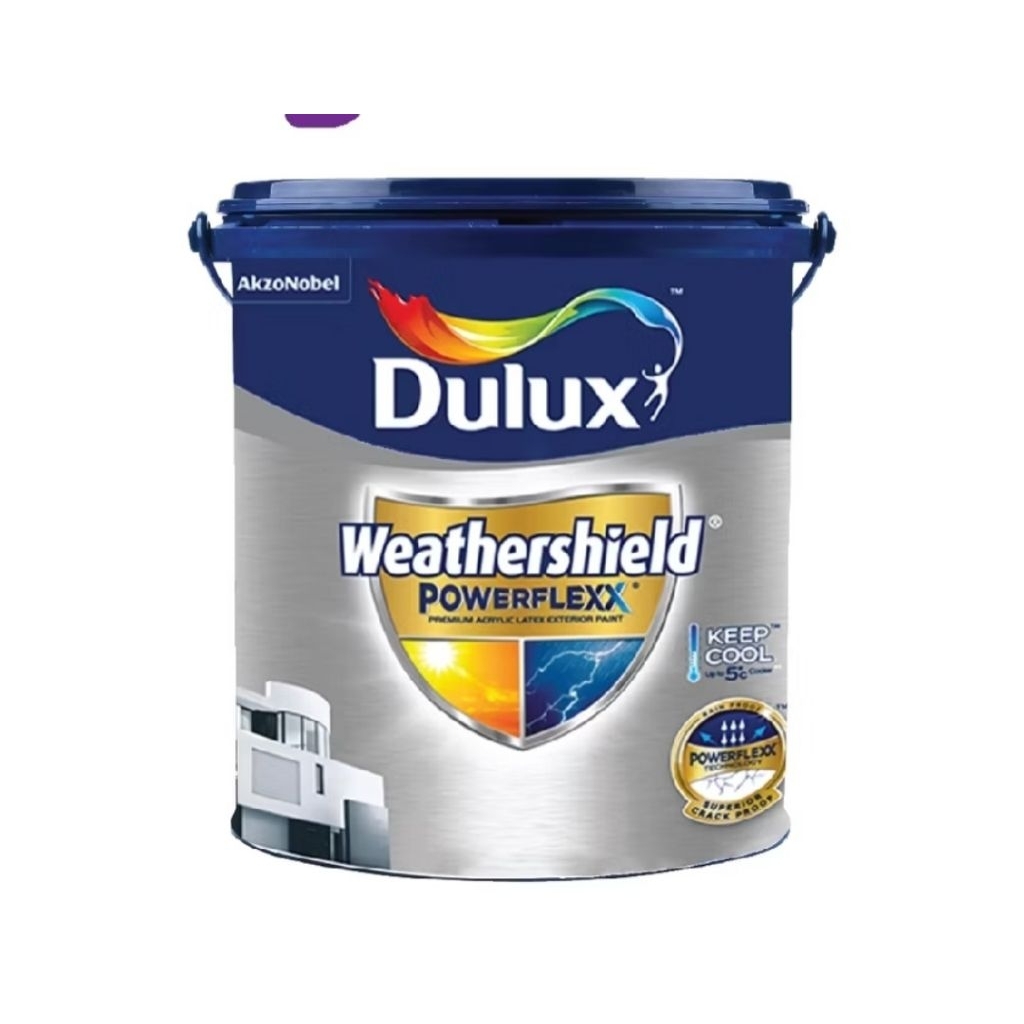 Jual DULUX WEATHERSHIELD POWERFLEXX BRILLIANT WHITE 20 LITER | Shopee ...