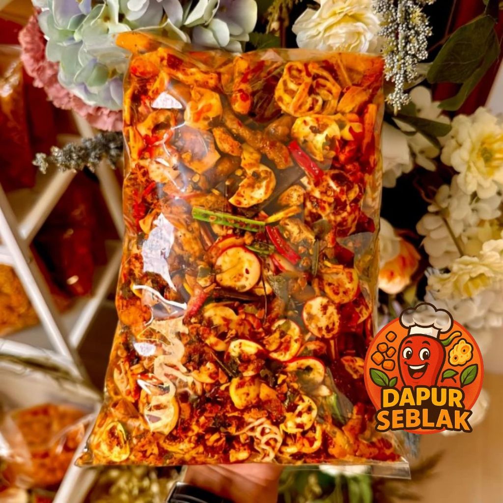 Jual 𝐓𝐄𝐑𝐋𝐀𝐑𝐈𝐒 𝐒𝐄𝐁𝐋𝐀𝐊 𝐂𝐀𝐌𝐏𝐔𝐑 𝐌𝐈𝐗 seblak kerupuk campur mix pedas daun ...