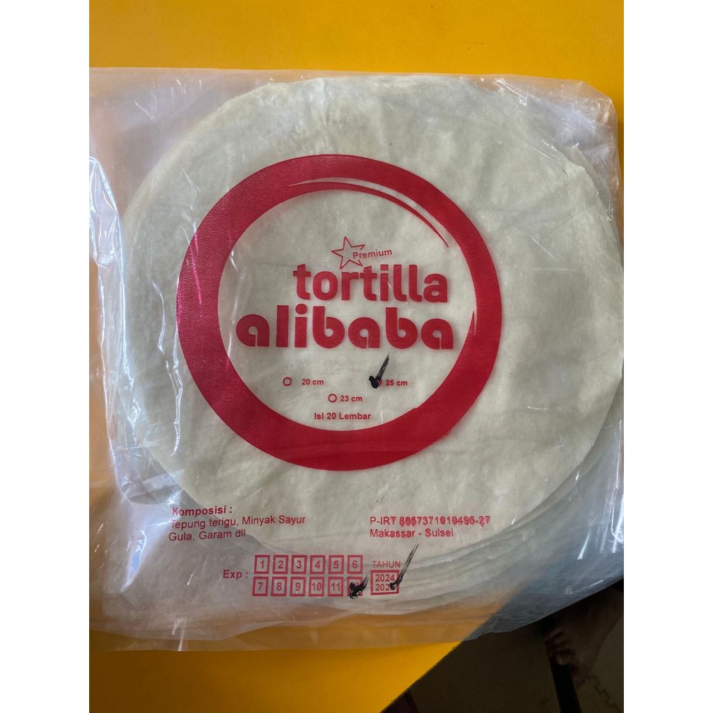 Jual Tortilla Alibaba || ( 20cm, 23cm & 25cm ) | Shopee Indonesia